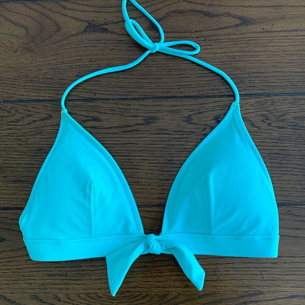 Victoria’s Secret | Aqua Blue Halter Bikini Top - Gem